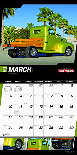 Classic Ford Pickups 2019 Calendar