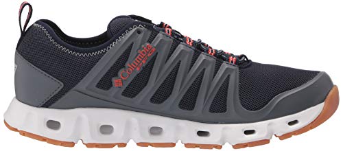 Columbia PFG Men's Megavent II PFG Shoe, Collegiate Navy/Blood Orange, 7 Regular US