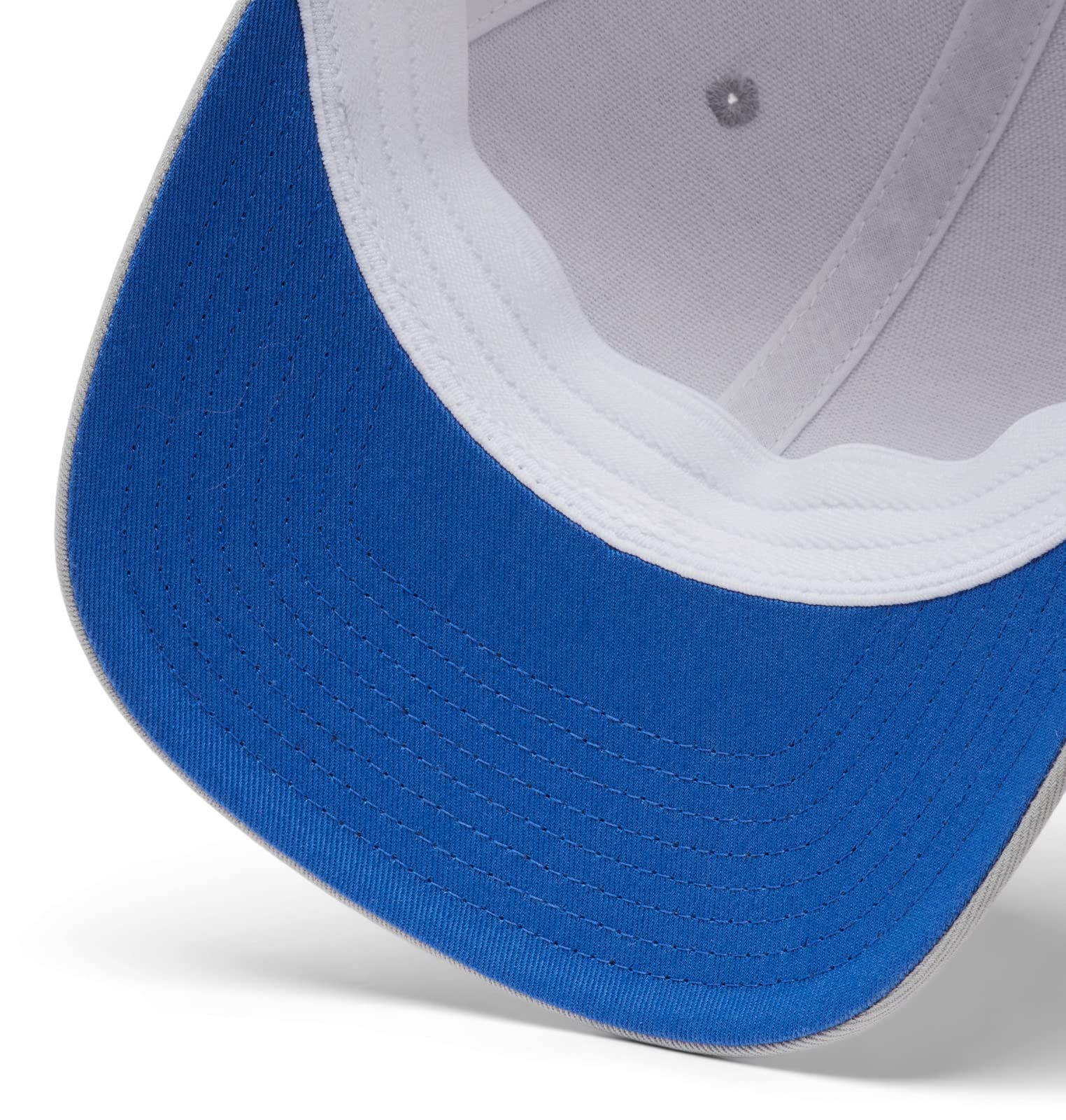 Columbia Unisex PFG Mesh Ball Cap, Cool Grey/White/Vivid Blue/Marlin, S/M