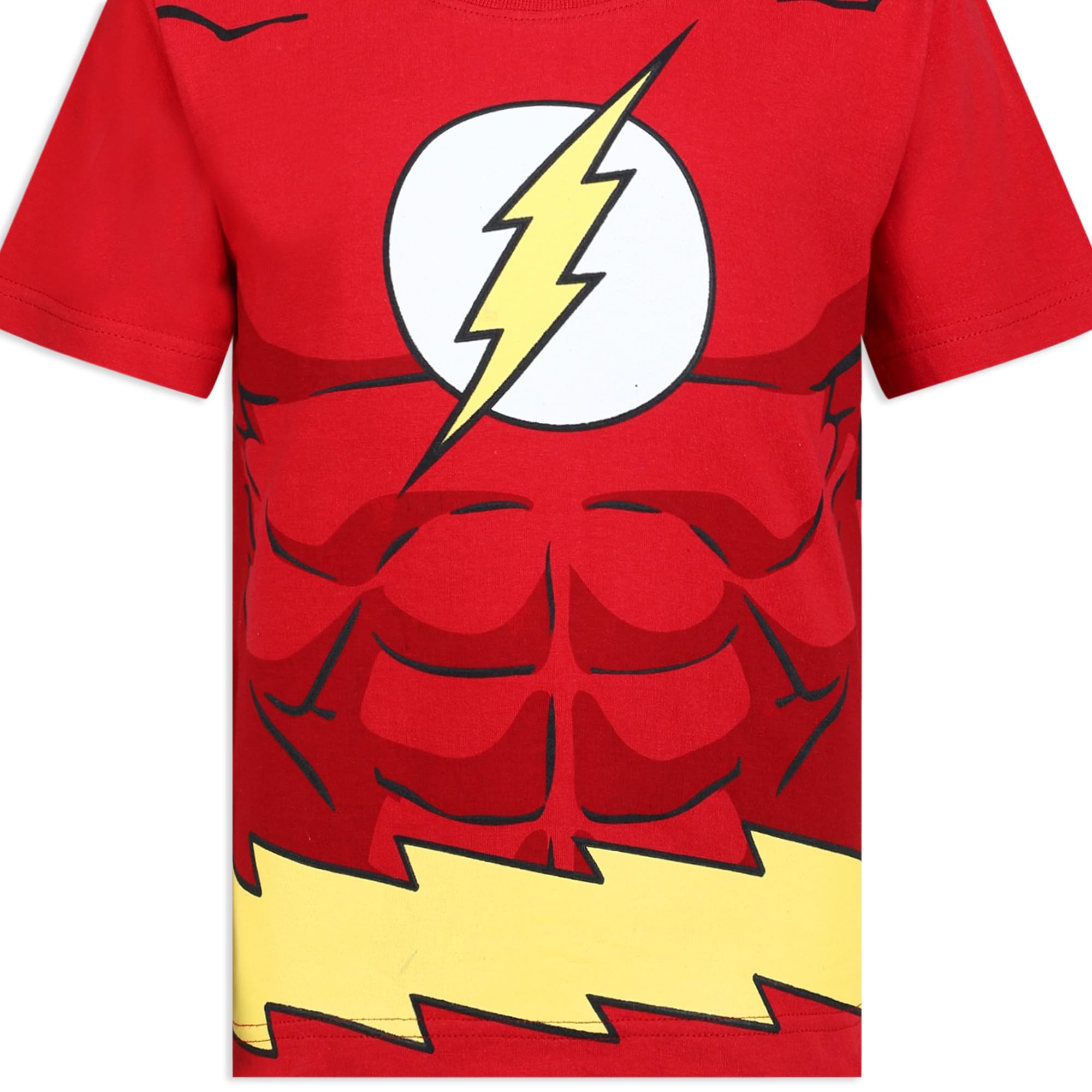 DC Comics Justice League Boys’ 4 Pack T-Shirts for Toddler and Little Kids– Blue/Red/Green/Gray