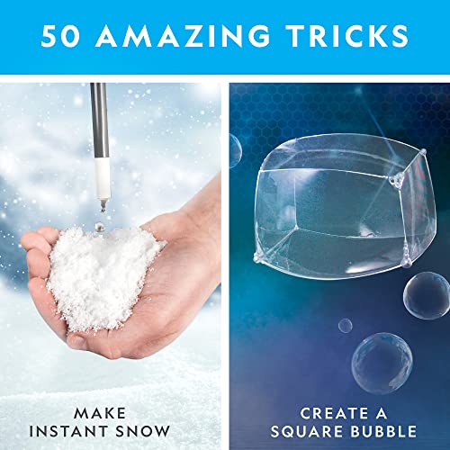 NATIONAL GEOGRAPHIC Science Magic Kit β Science Kit for Kids with 50 Unique Experiments and Magic Tricks, Chemistry Set and STEM Project, A Great Gift for Boys and Girls (Amazon Exclusive)