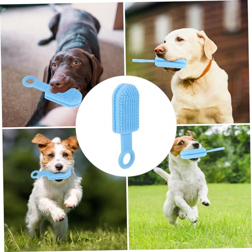 Housoutil Teething Toy Pet Teething Toys TPR Pet Dog Dental Stick Puppy Teething Toys