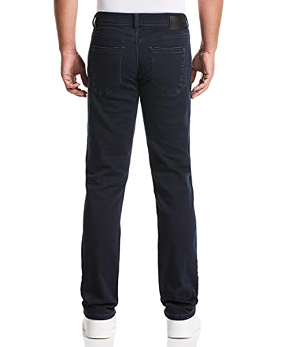 Perry Ellis Men's Slim Fit 5-Pocket Stretch Denim Jean, Dark Indigo, 34W x 32L