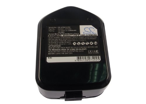 GYMSO Battery Replacement for Hitachi 322629, 323226, 324279, 324360 DS 12DM2, DS 12DV, DS 12DVB, DS 12DVB2, DS 12DVB2KS, DS 12DVF, DS 12DVF2, DS 12DVF3