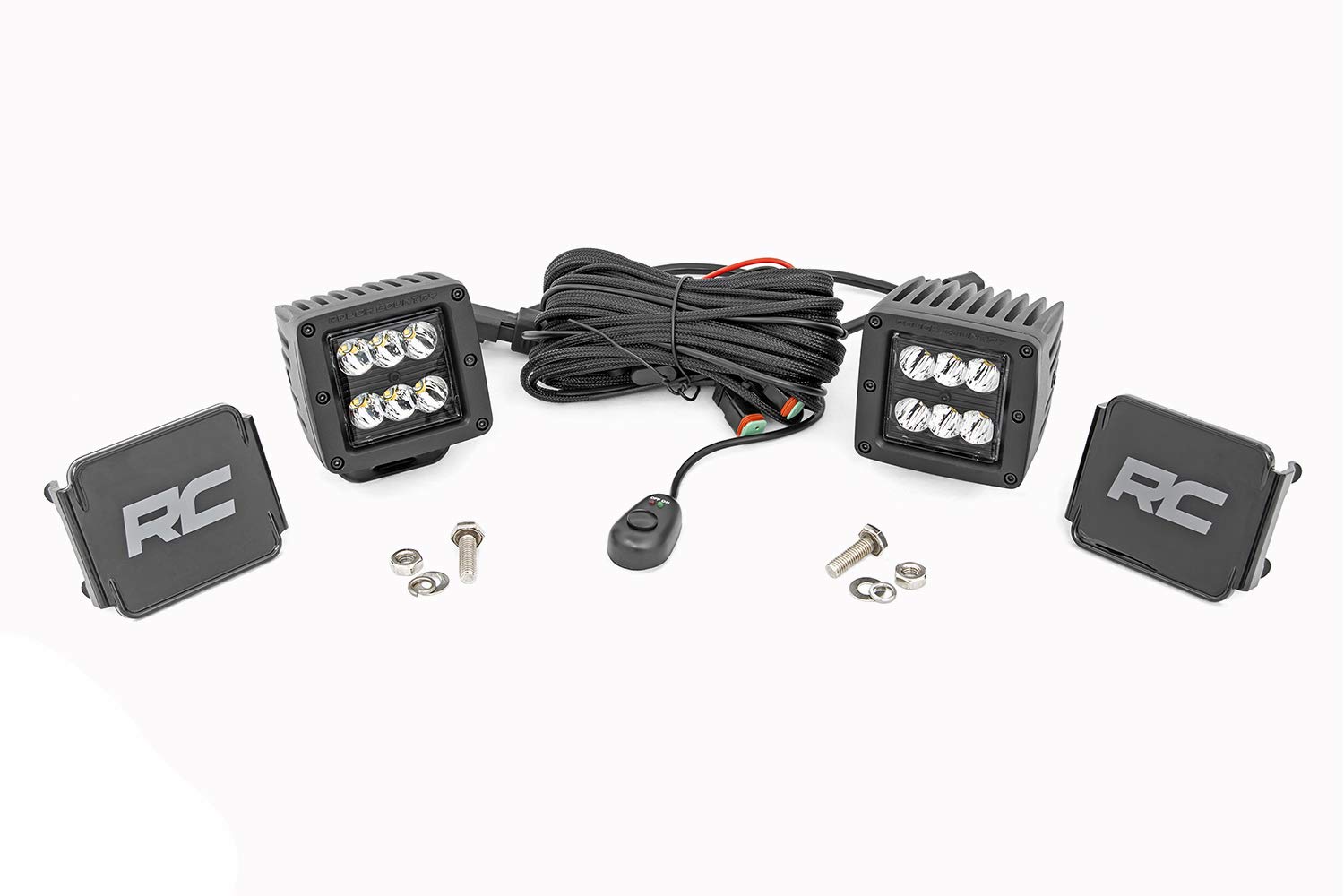 Rough Country Dual LED Fog Light Kit for 2011-2016 Ford Super Duty - 70622