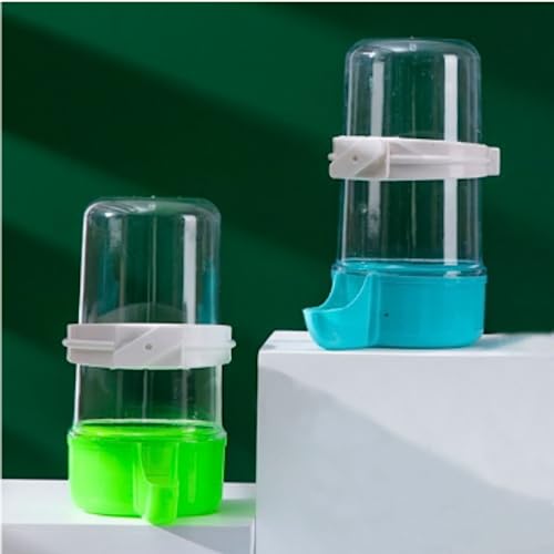 kikiledio Bird Water Dispenser,2pcs 16.7Oz Bird Water Dispenser for Cage,pet Bird Water Feeder, Pet Bird Feeder