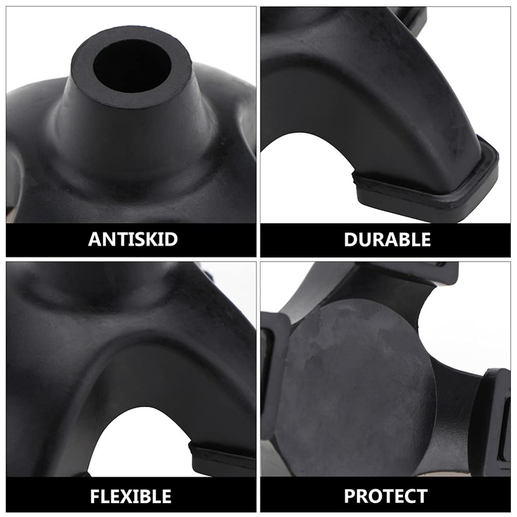 DOITOOL Walking Stick Self Standing Base Replacement for Most Walking Canes Walking Sticks Folding Canes or Offset or Tripod Canes