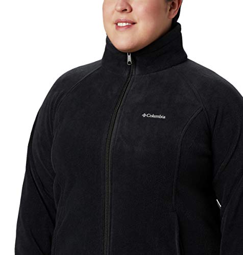 Columbia Women's Benton Springs Full Zip, Black, Petite Small