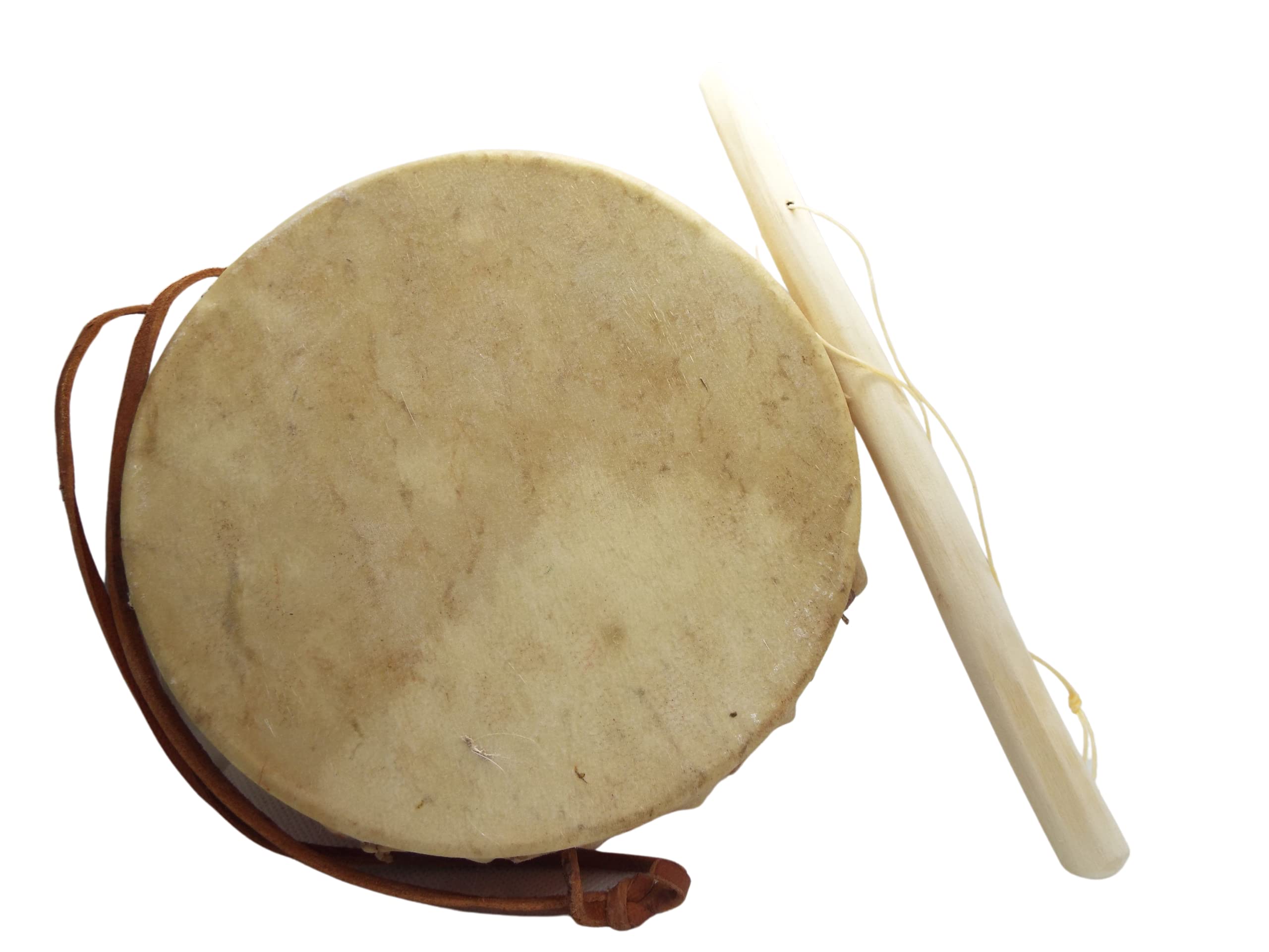 GCenterprise, hand drum 6 IN, shaman drum, frame drum, world drum, native american drums, small handmade drum YAQUI