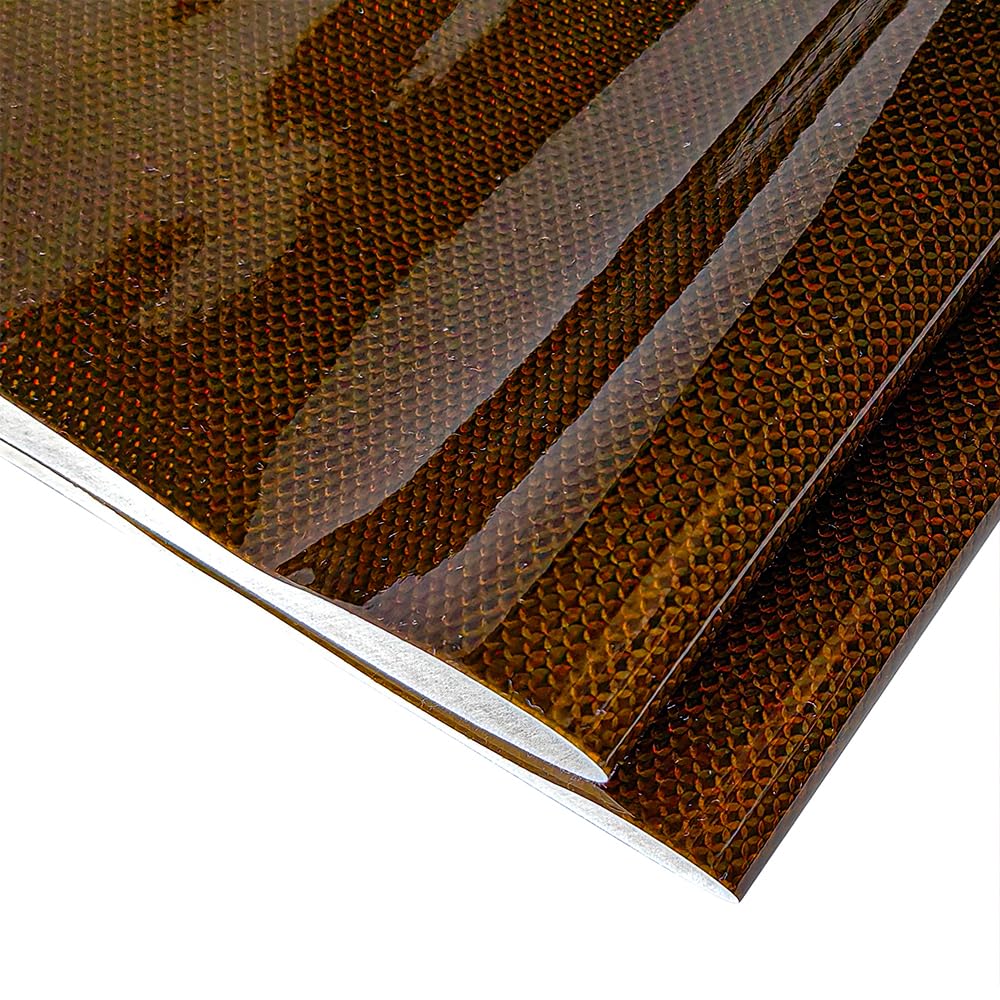 HYANG Holographic Drop of Water PU Faux Leather Sheets 1 Roll 12"X53"(30cmX135cm), Faux Leather Very Suitable for Leather Earrings, Bows, Handbag ,Sewing ,Crafts Making (306-13)