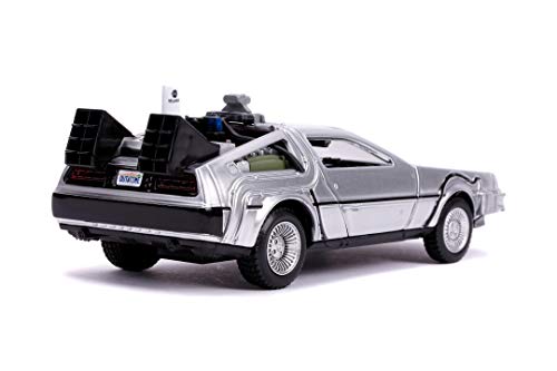 Jada Toys Back to The Future Part II 1:32 Time Machine Die-cast Car, Toys for Kids and Adults