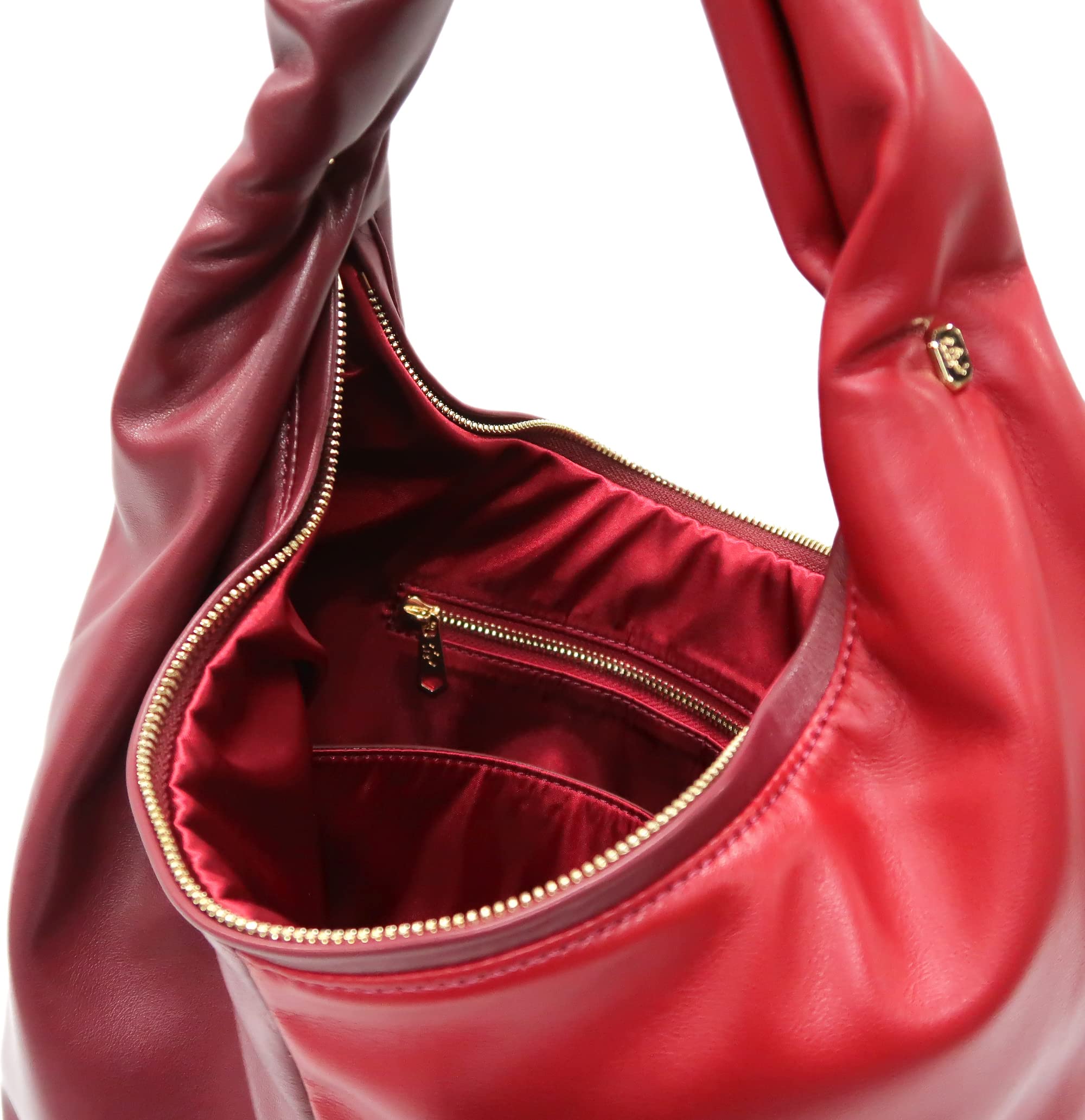 DE'EMILIA CONCEPT Hobo Bags for Women, Imitation Sheep Leather Purses and Handbags Small Shoulder Bags