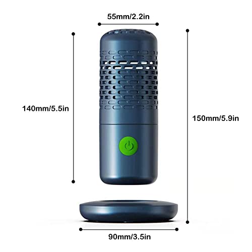 Heitiliamu Fruit and Vegetable Washing Machine,Portable Ultrasonic Washing Cleaner,USB Wireless Food Purifier,Capsule Shape Fruit(A,1 Count (Pack of 1))
