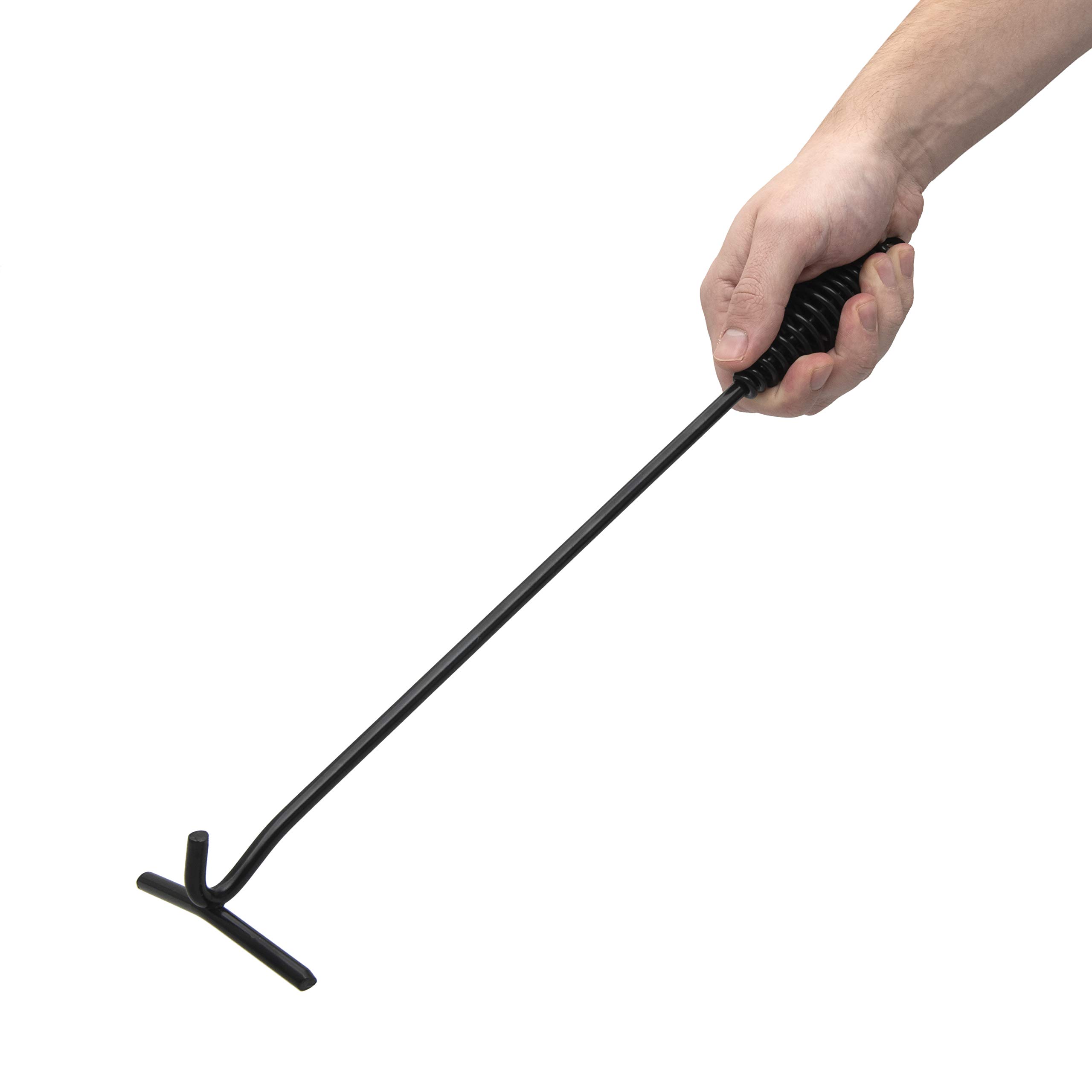 GLOCHYRA Camp Dutch oven Lid lifter 16.5" and Stand 10.6" - 2 piece set -Dutch oven camp cooking accessories, cooking trivet and Cast iron Lid lifter-comes with a storage bag