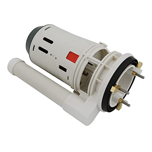 Lychee Light Dual Flush Valve Replacement Kit for One-piece Toilets, with Hydrator, Universal Tank Guts Rebuild Repair Parts and Assembly,3 Inch Dual Water Out (One-piece toilet fulsh valve)