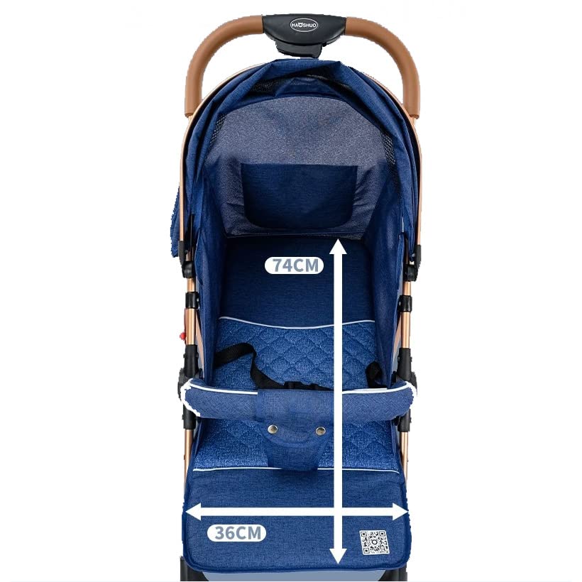 Foldable Stroller, 2 in 1 Stroller with Cradle Mode to Explore More as a Family - Toddler Stroller with Reversible Stroller Seat - Compatible with Travel System (Purple),Purple