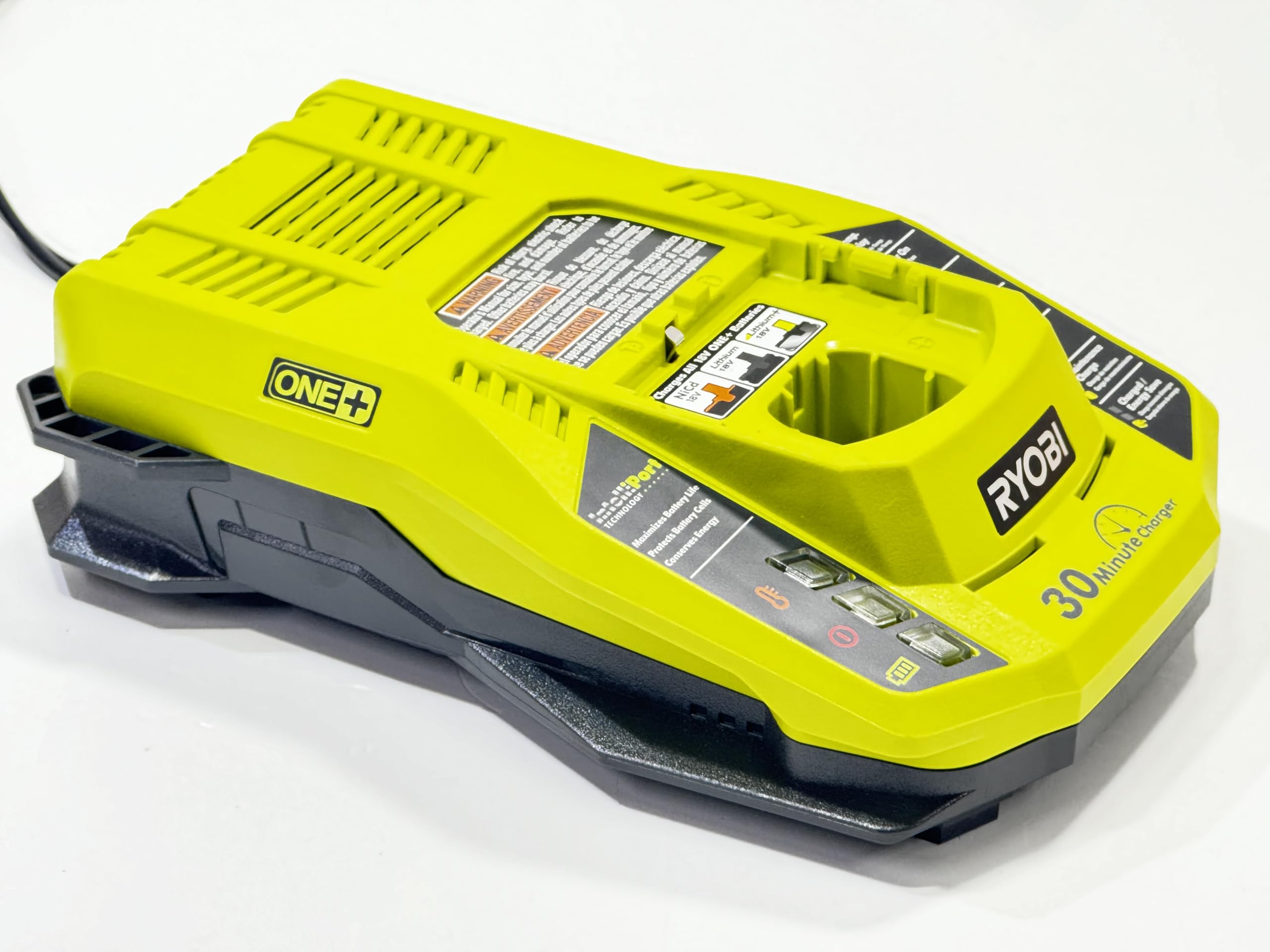 Ryobi P108 One+ 18V 4.0AH Lithium Ion Battery and P117 One+ Dual Chemistry Lithium Ion and NiCad Battery Charger (2 Piece Combo Set)