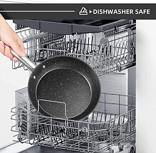 GlowSol 8 Inch Skillet Pan, Nonstick Frying Pan for All Stove, Small Non Stick Frying Pan, Chef Pans for Cooking, PFOA Free