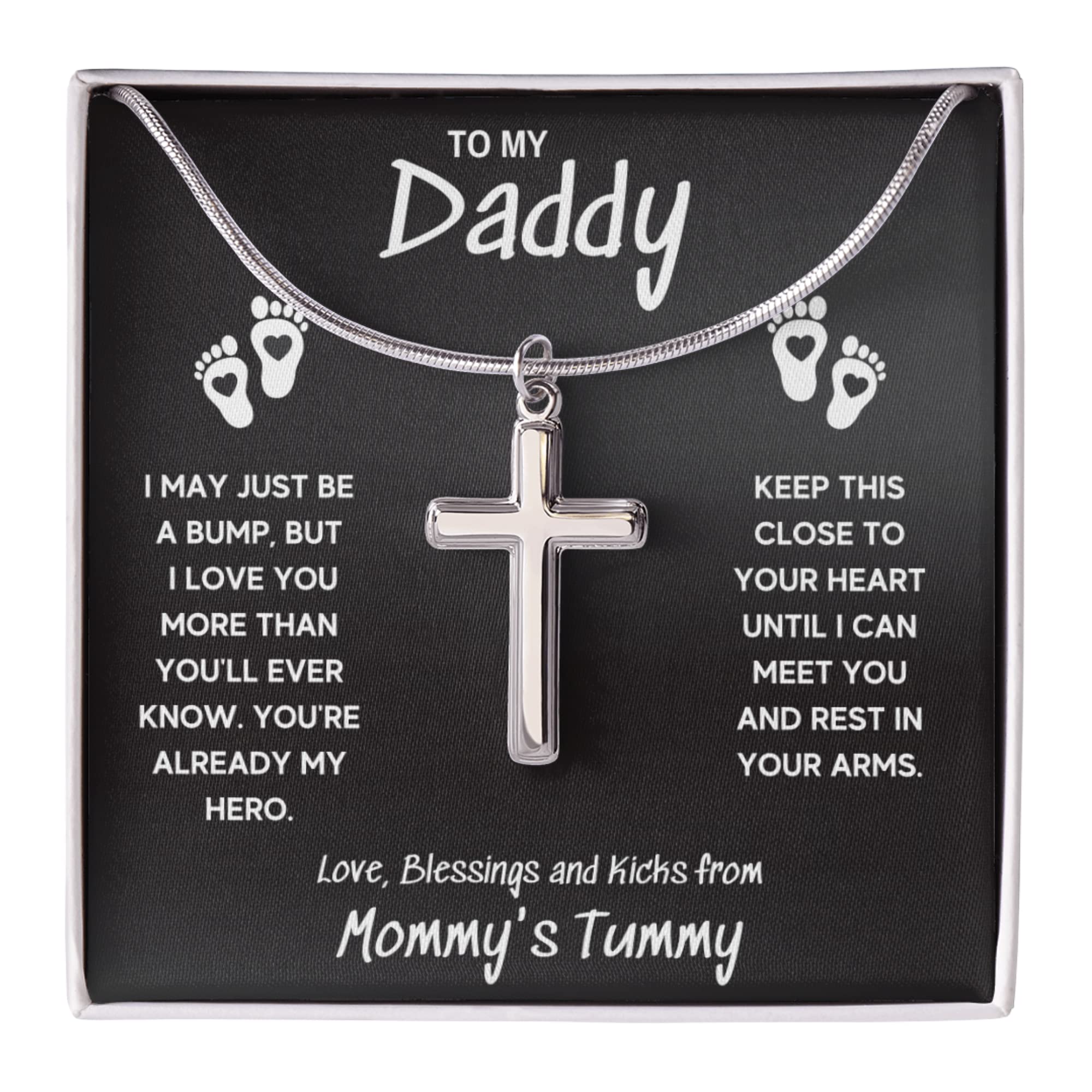 FG Family Gift Mall Pregnancy Announcement For Dad To Be Baby Shower Present To My Daddy New Dad Gifts For Men Baby Announcements Ideas First Time Parents Gifts (Standard Box, Daddy Hero)