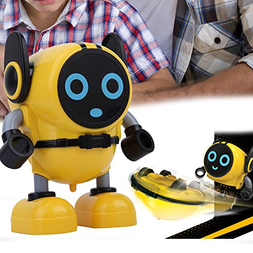 Mini Robot Gyro, Robot Gyro Robot Intelligence Toy for Children for Playing for Birthday Children Gift(Yellow)