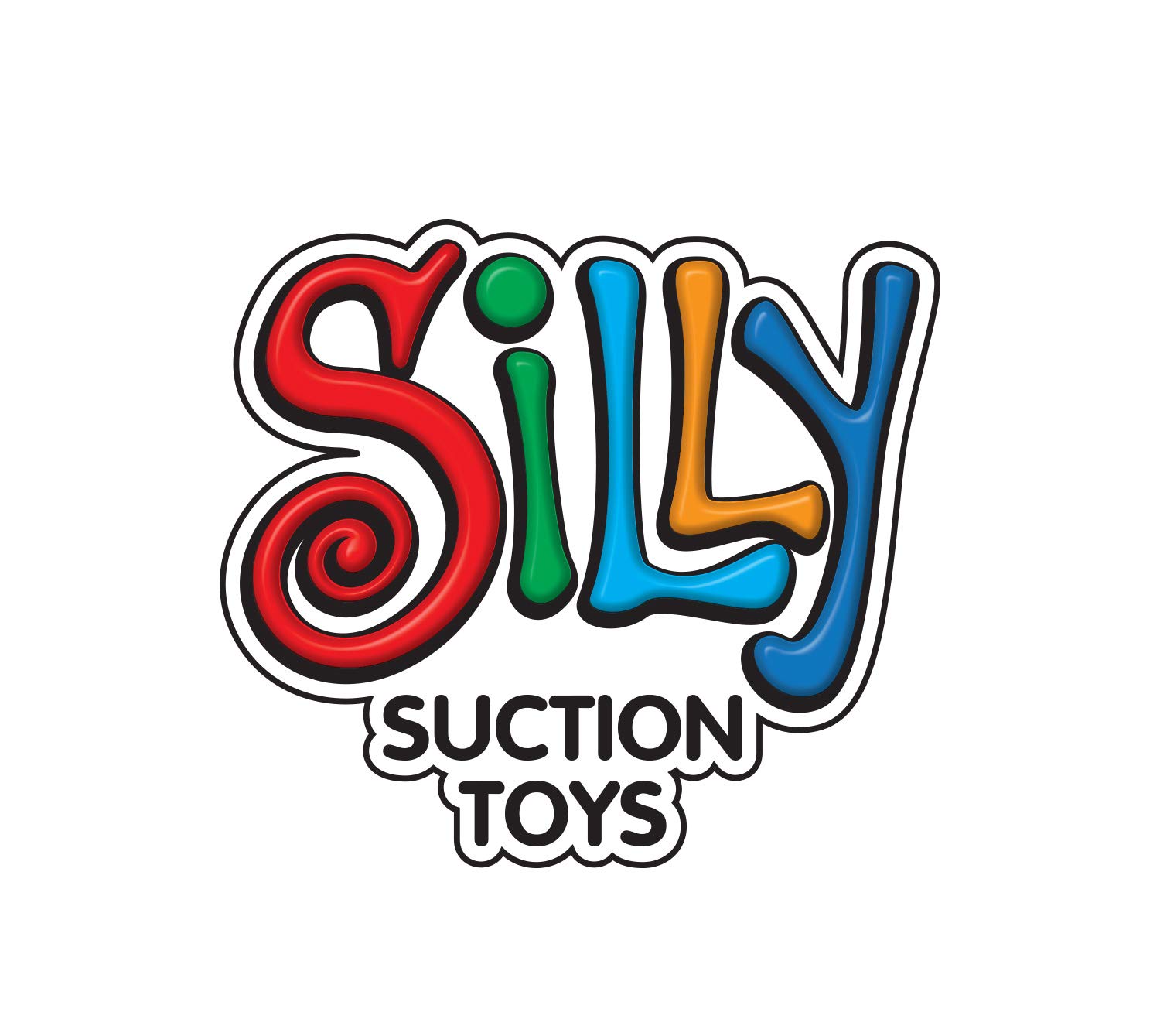 Nuby Silly Three Prong Interactive Suction Toy with Built-in Rattle, Red