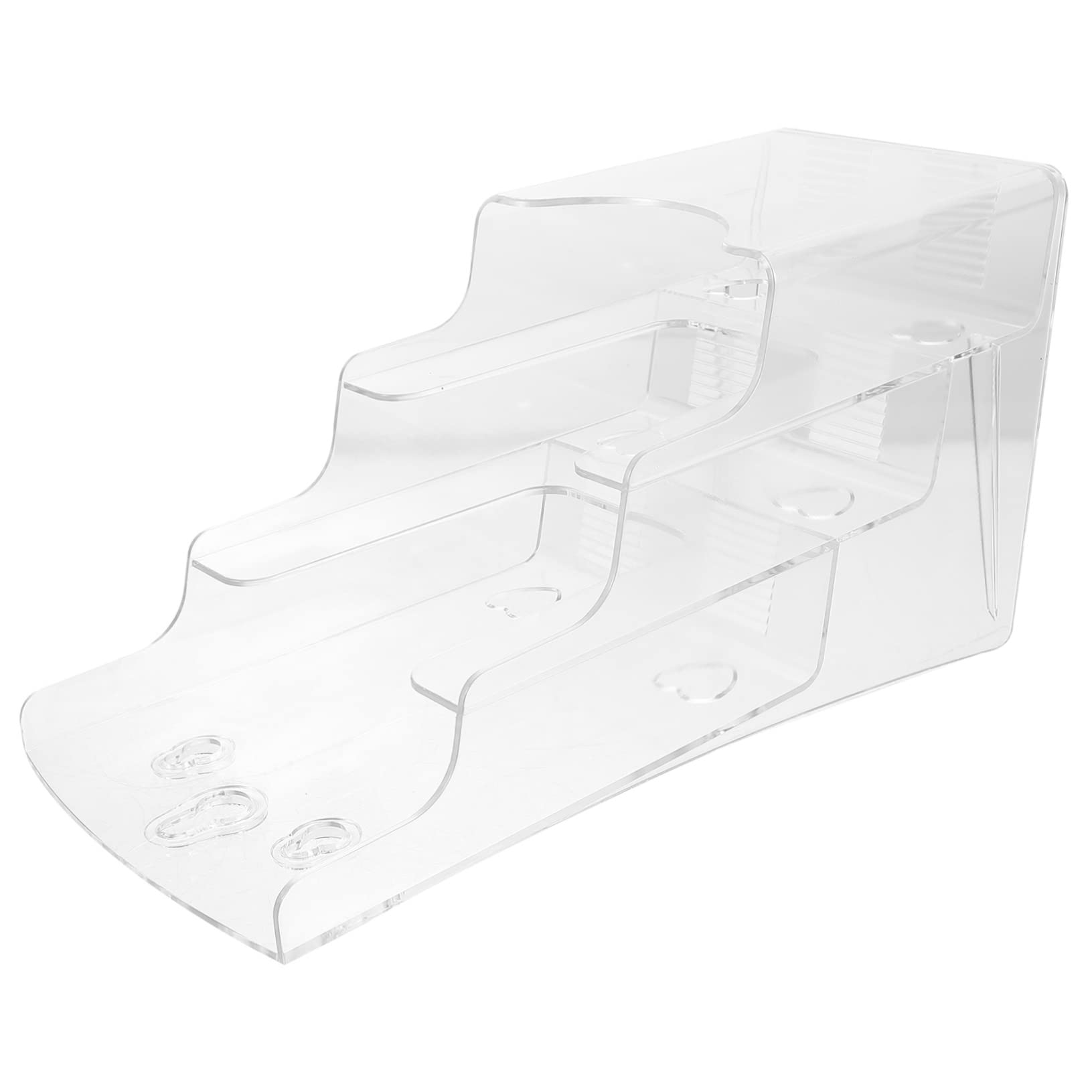 Folding Rack Desktop Brochure Holder Wall Pamphlet Holder File Storage Rack File Holder Rack Acrylic Brochure Holder Clear File Rack Wall Mount Flyer Holder Clear Pamphlet Rack