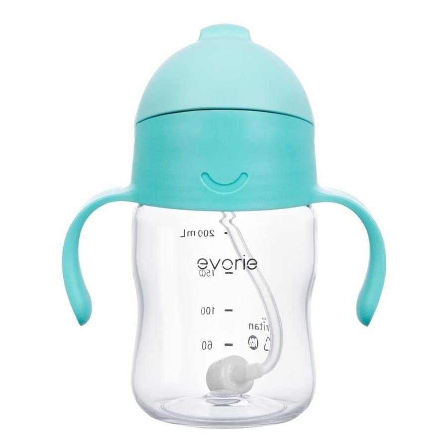 Evorie Tritan Weighted Straw Sippy Cup Super Saver 3 Colour Bundle