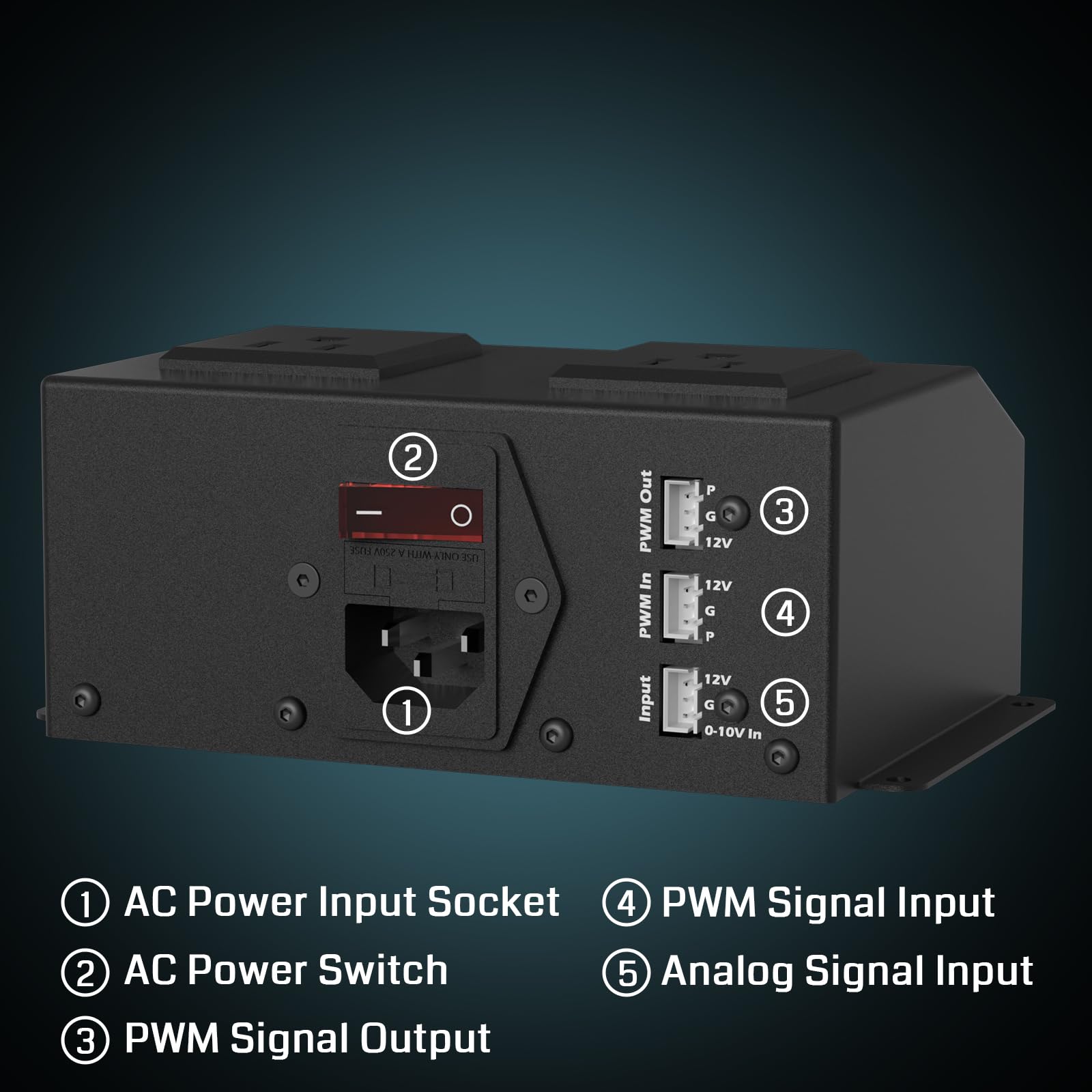 Genmitsu iMaticBox Relay Module Switch for CNC Milling Machines, 12VDC Smart PWM Signal Control Relay Switch for Connecting Cutters, Lasers and Dust Collectors