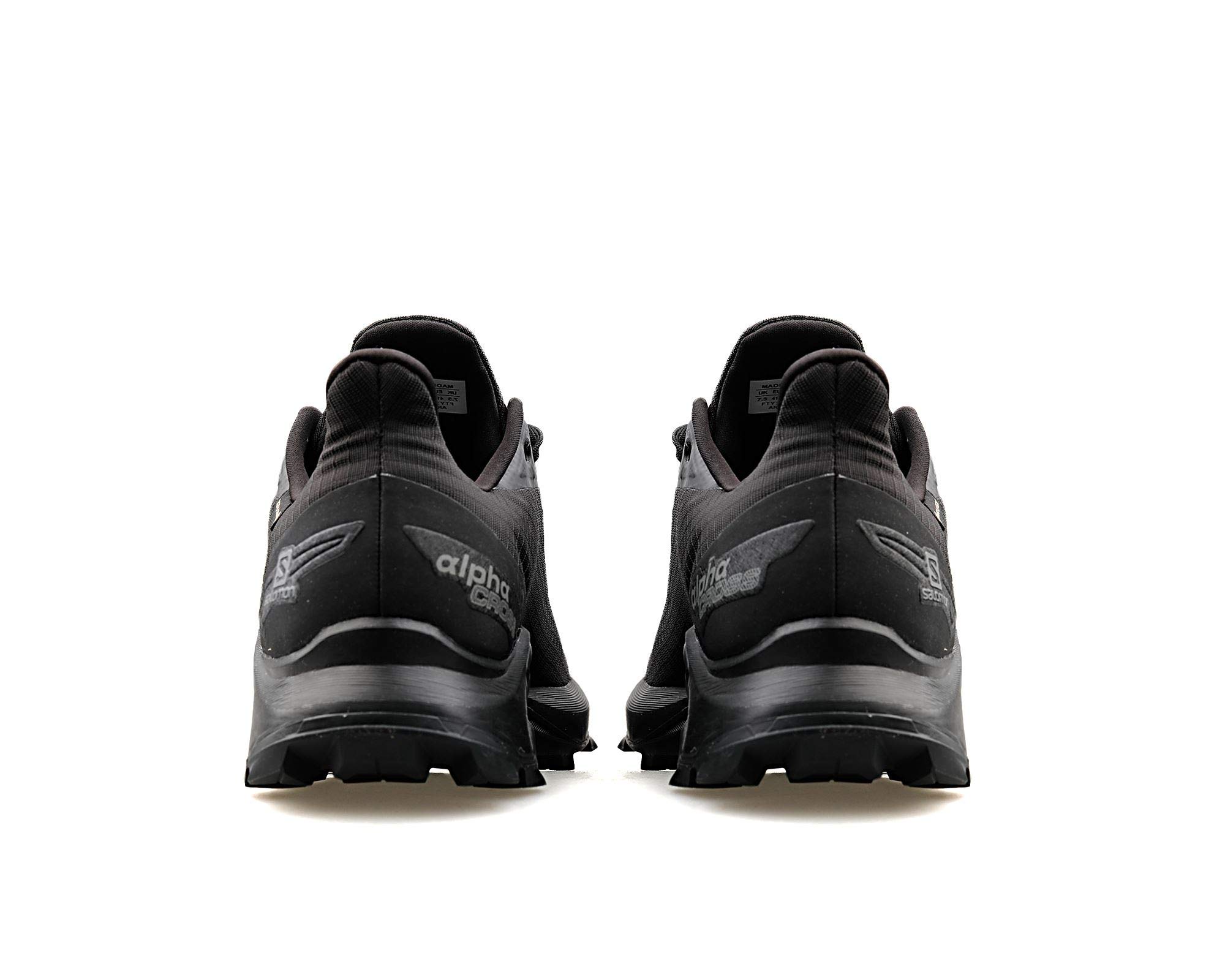 Salomon ALPHACROSS Blast Gore-TEX Trail Running Shoes for Men Sneaker, Black/Black/Black, 10.5