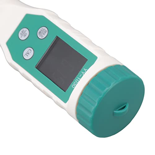 Jeanoko Bluetooth PH Meter, LCD Display Digital PH Tester Wireless Connectivity IP67 Waterproof Backlit Display for Baby Food Supplement for Cosmetics