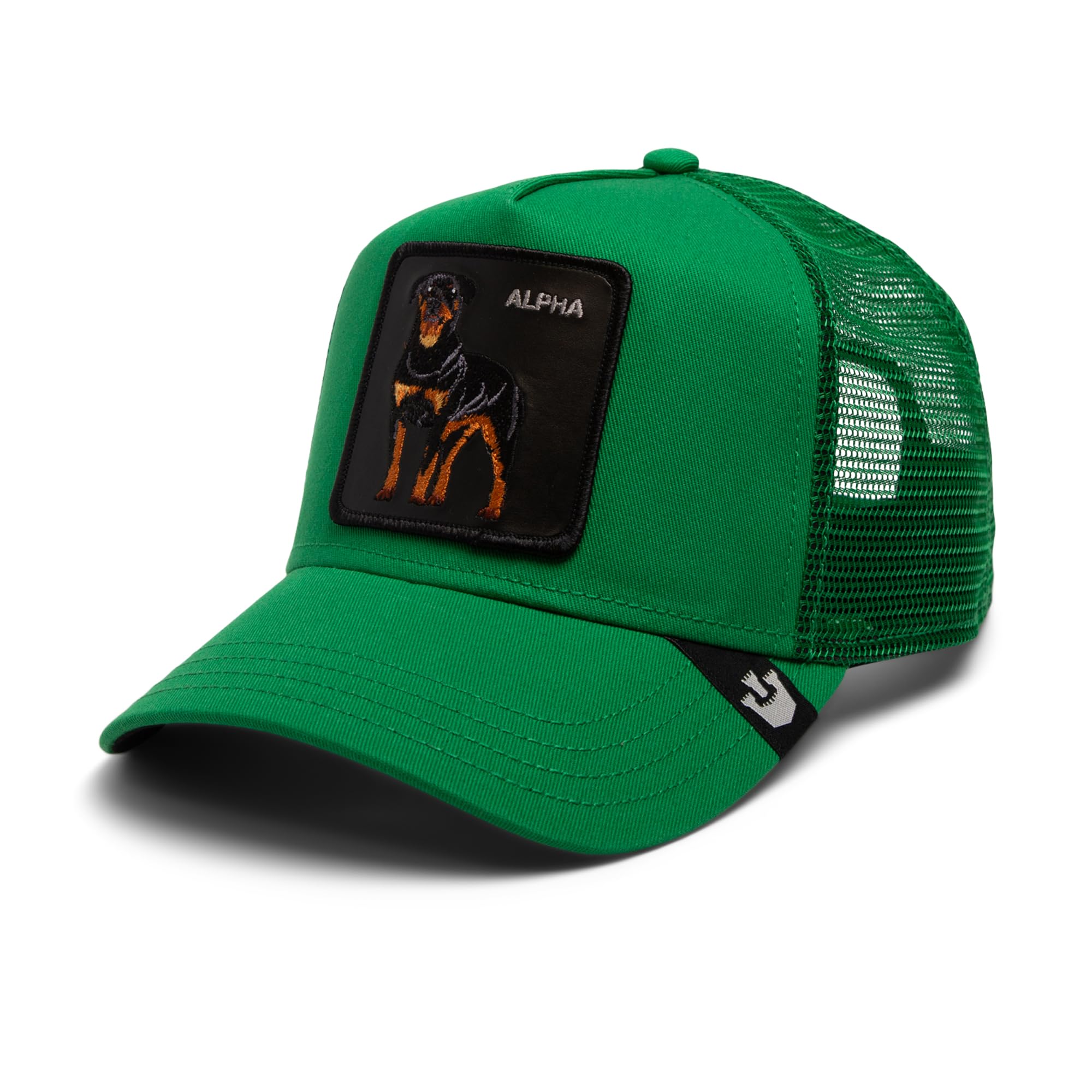 Goorin Bros. The Farm Unisex Original Adjustable Snapback Trucker Hat, Kelly Green (The Alpha Dog), One Size