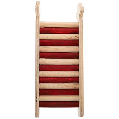 LUOZZY Hamster Nest Ladder Multi-Function Stand Attic Syrian Hamster Toy Cage Landscape Supplies