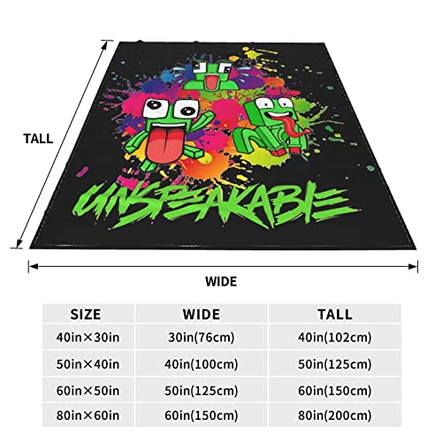 Game Cartoon Anime Ultra-Soft Micro Fleece Blanket Lightweight Throw Blankets for Couch Sofa Bed Bedroom (50"X40")