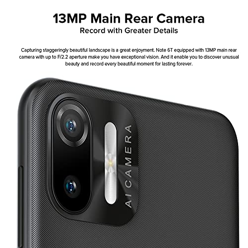 Ulefone Unlocked Smartphones, Note 6T Latest Android 12 3GB+64GB Cell Phone, 6.1" HD+ Screen, 3300mAh Battery, 13MP+5MP Dual Camera, Global Unlocked Dual SIM 4G Android Phone, GPS,FM,Face ID