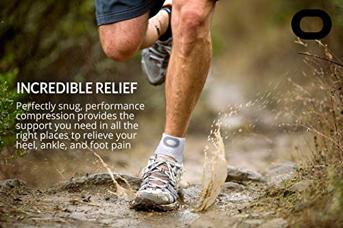 Plantar Fasciitis Socks with Arch Support for Men & Women - Best Ankle Compression Socks for Foot and Heel Pain Relief - Better Than Night Splint Brace, Orthotics, Inserts, Insoles