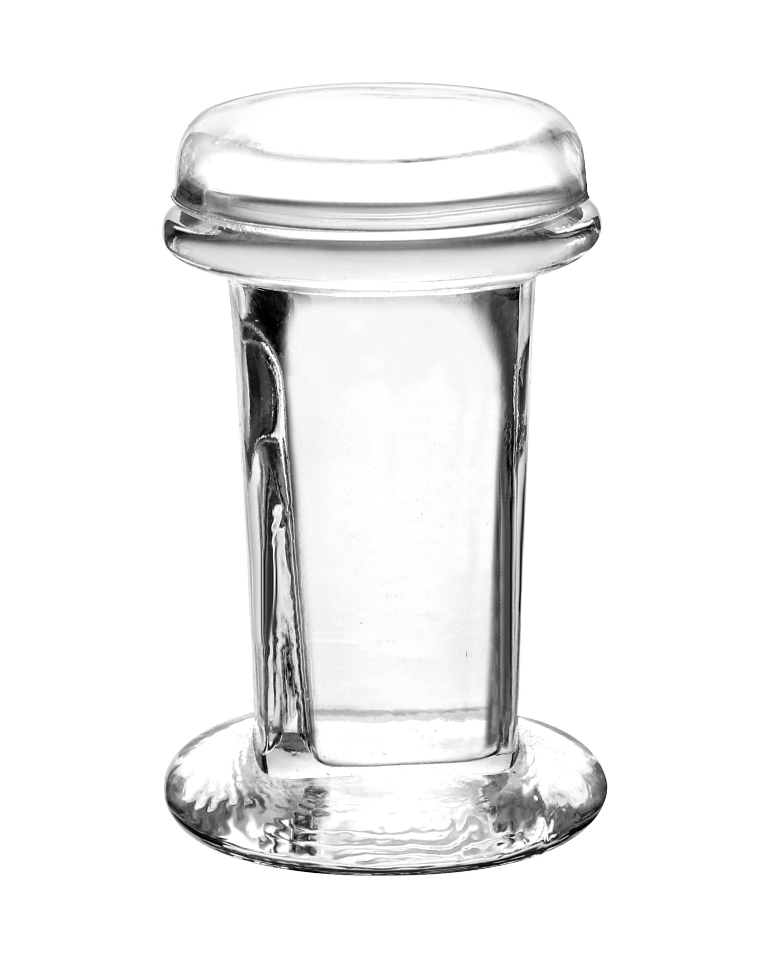 QWORK Coplin Staining Jar, 5 Slide Capacity 60 ml Glass Staining Tank