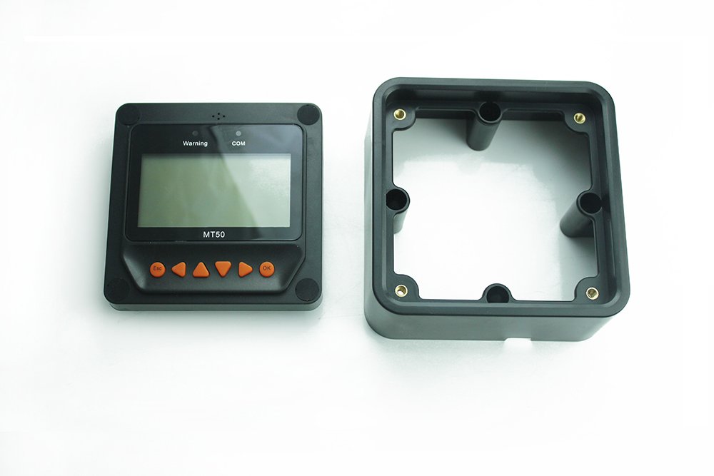 EPEVER MT50 Remote Meter for MPPT Solar Charge Controller 10/20/30/40A,50/60/80/100A LCD Display Monitoring Setting Datas of Solar Panel Battery Regulator System (MT50)
