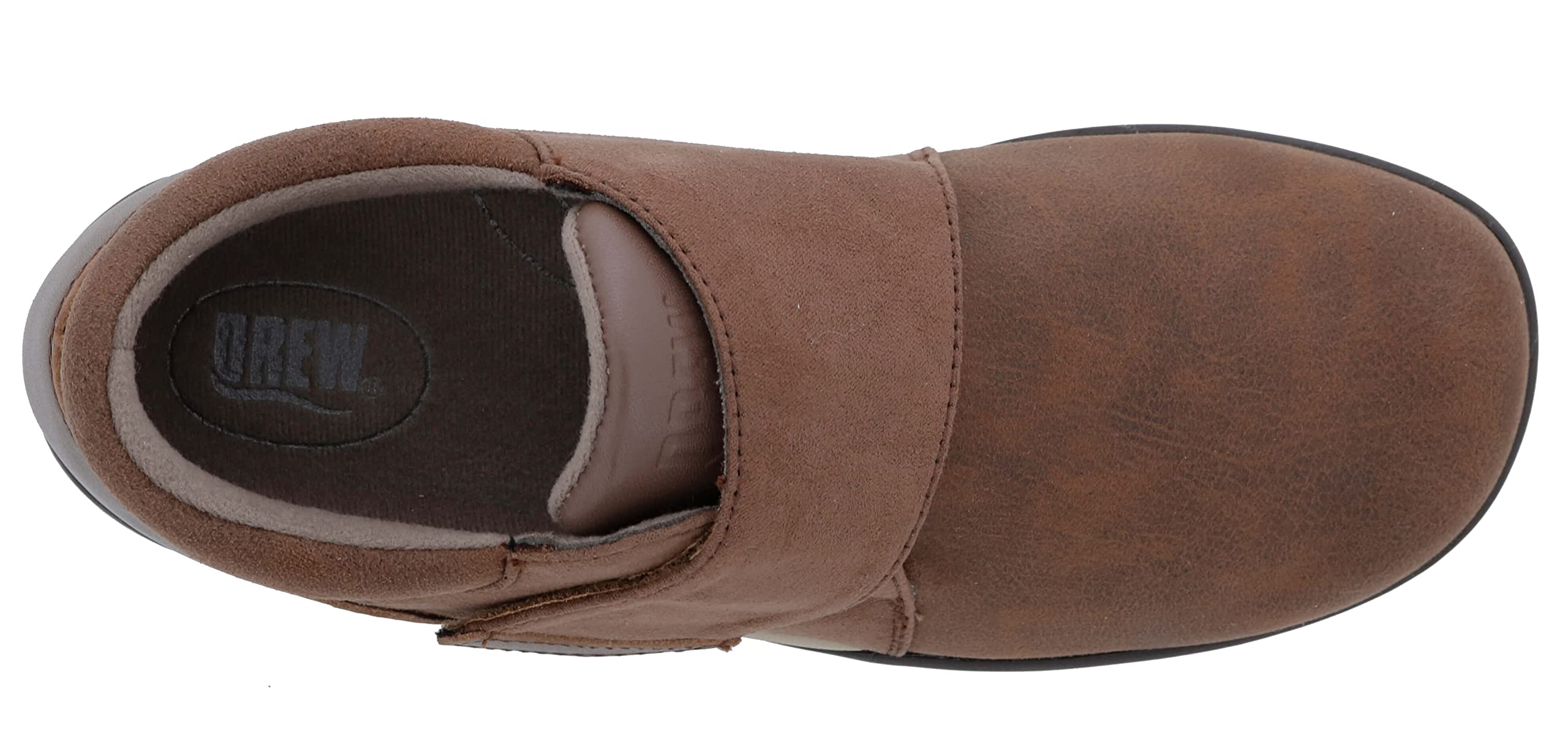 Drew Women's Moonwalk Adjustable Strap Stretch Upper Comfortable Walking Shoe Brown/Stretch/Leather 5.5 W US