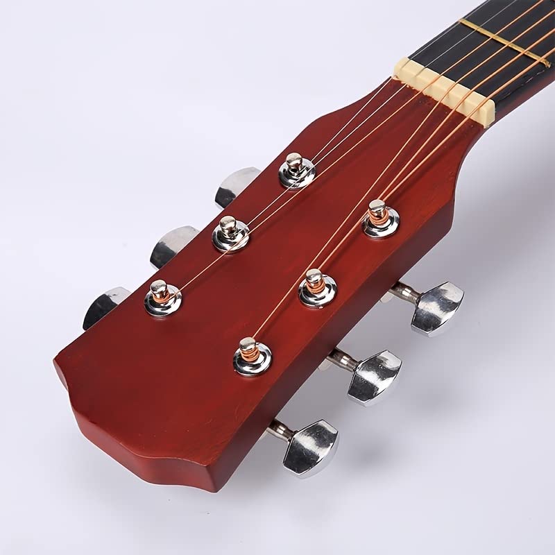 Folk Guitar 38 Inch Basswood Practicing Guitar Boys And Girls Beginners Practice Guitar (Sun)