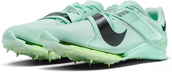 Nike Air Zoom Mens LJ Elite DR9924-300 Long Jumping Shoes Track Spikes Size 10 US Green