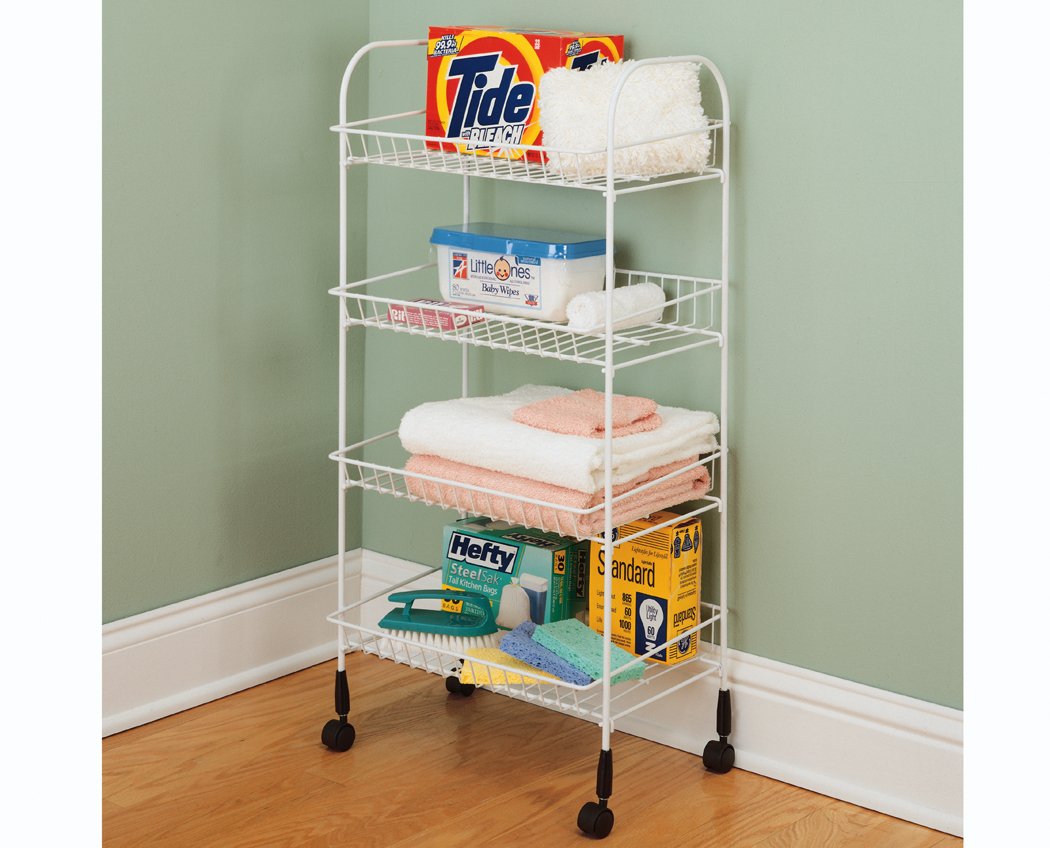 ClosetMaid 1611 4-Tier Rolling Cart