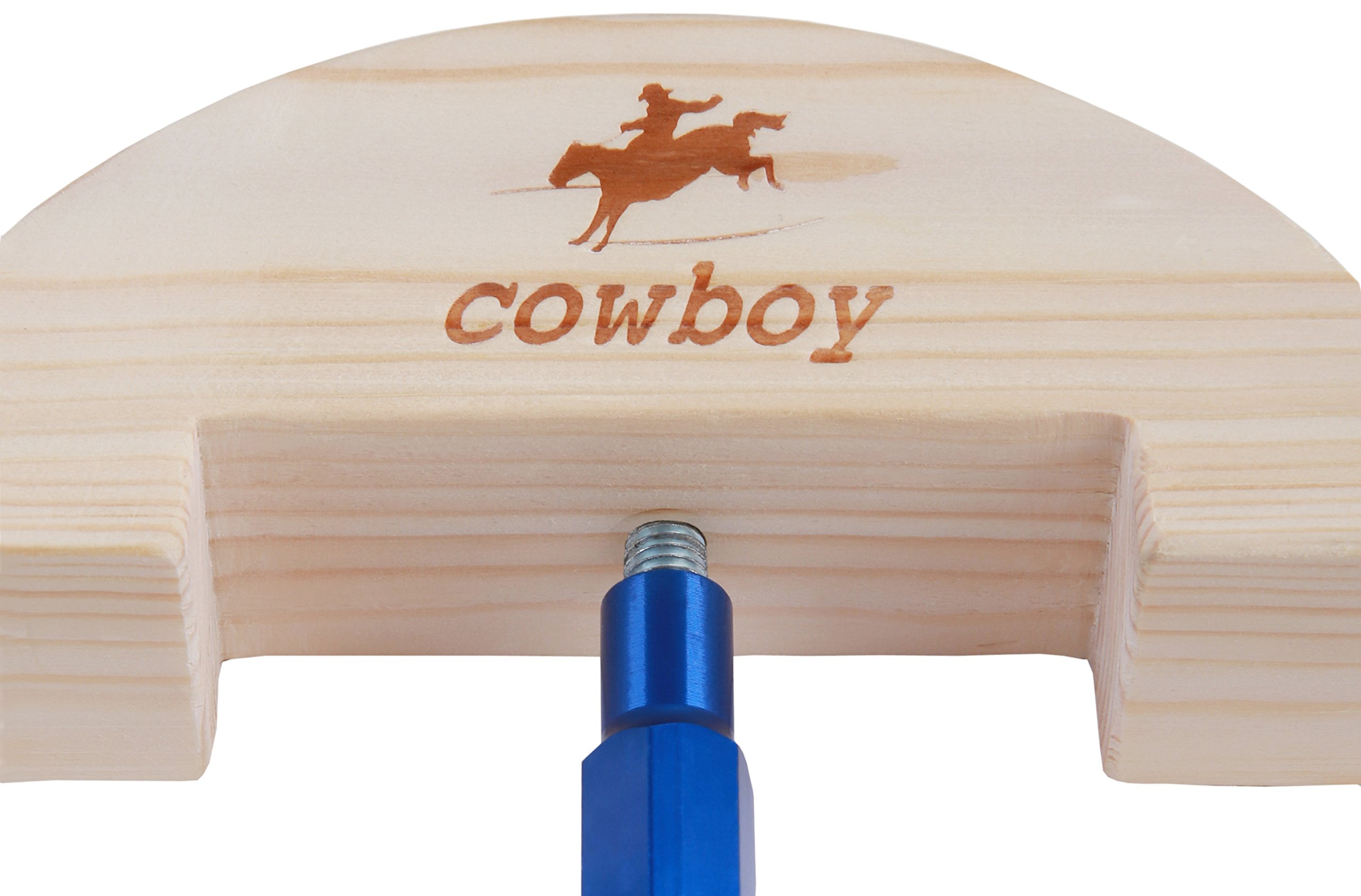 Cowboy Hat Stretcher,Small Size 6 1/2 to 9 1/2-Colourful Adjustable Buckle Heavy Duty (Small, Black)