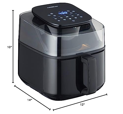 GoWISE USA 5.5 Quart Air Fryer with 180° Viewing Window