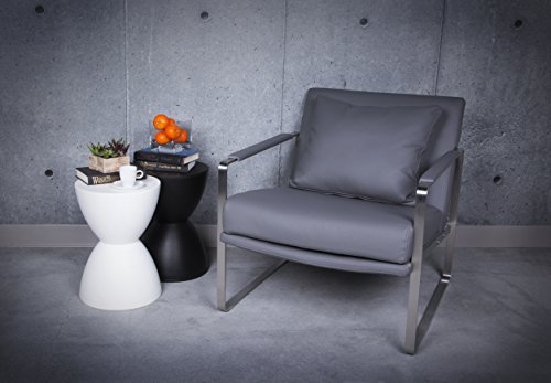 Euro Style White Sallie Modern Stool