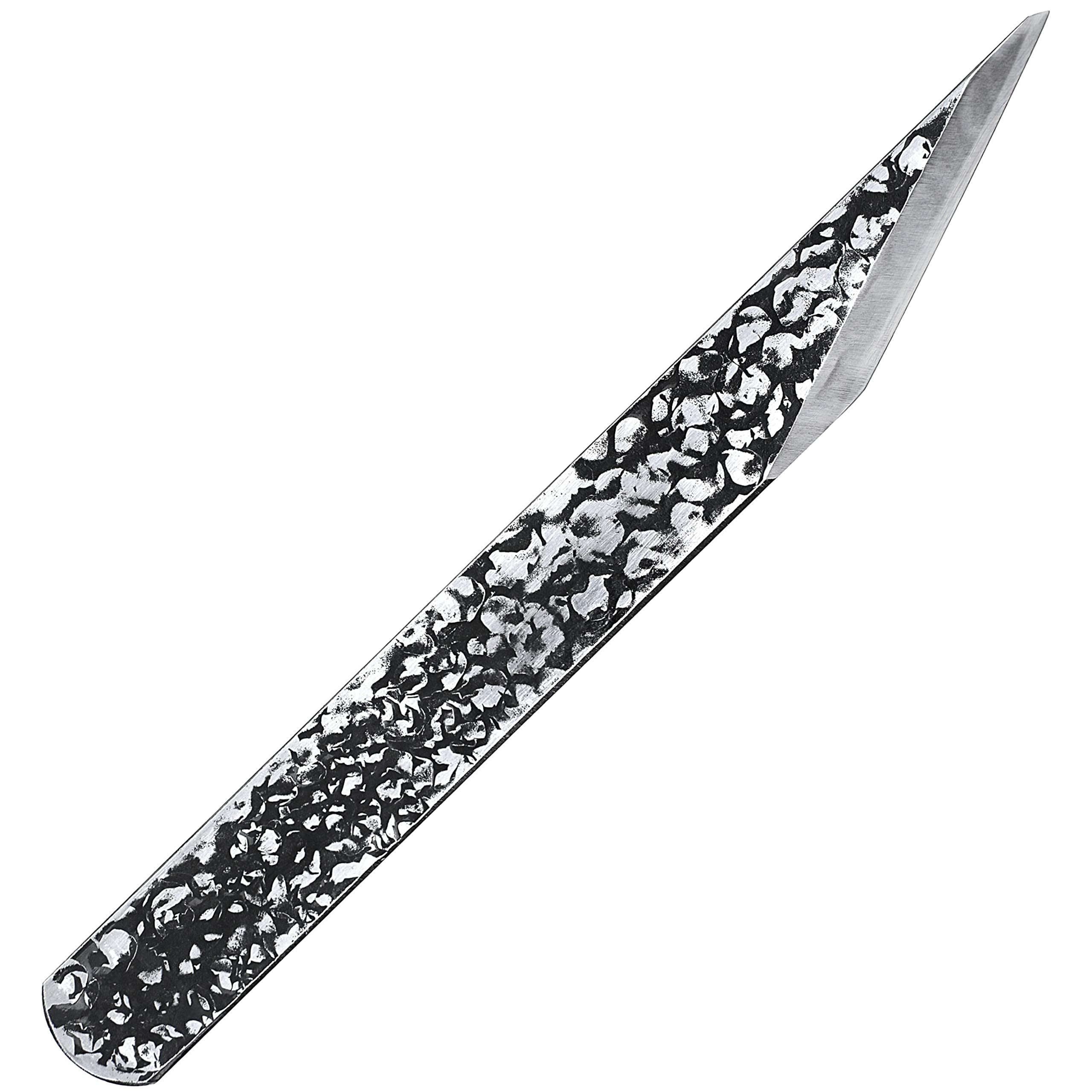 KAKURI Kiridashi Knife 21mm Right Hand for Woodworking, Marking, Scribing, Carving, Whittling, Professional Hand Forged Razor Sharp Japanese Carbon Steel Blade with Hammered Pattern, Made in JAPAN