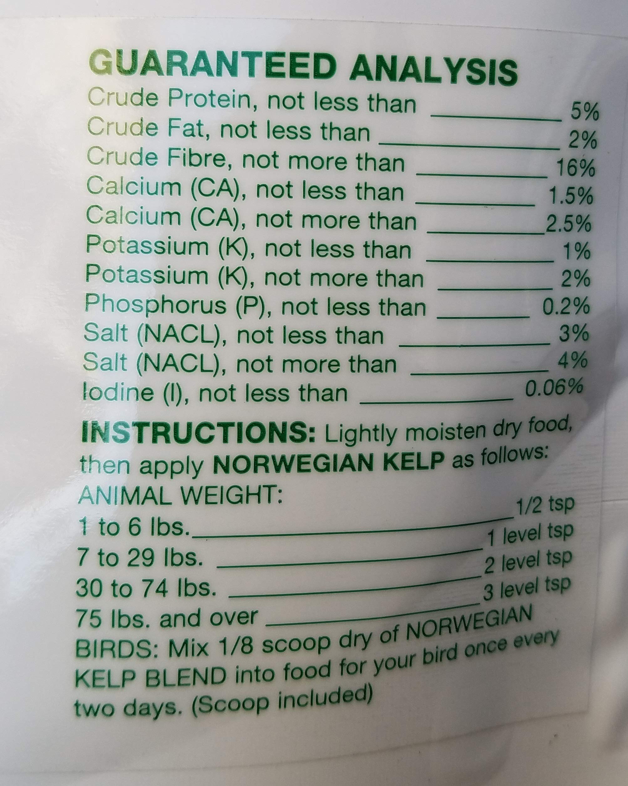 Kelp Products of Florida, Norwegian Kelp Vegetarian Blend - 1 pound