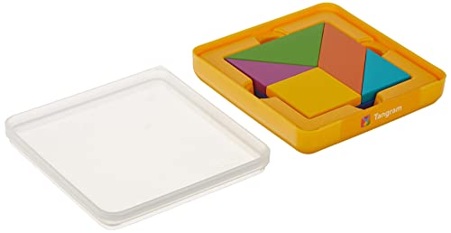 Osmo - Genius Tangram for iPhone, iPad & Fire Tablet - Ages 6-10 - Use Shapes/Colors to Solve for Visual Puzzles (500+) Educational Learning Games - STEM Toy Gifts - Boy & Girl (Osmo Base Required)
