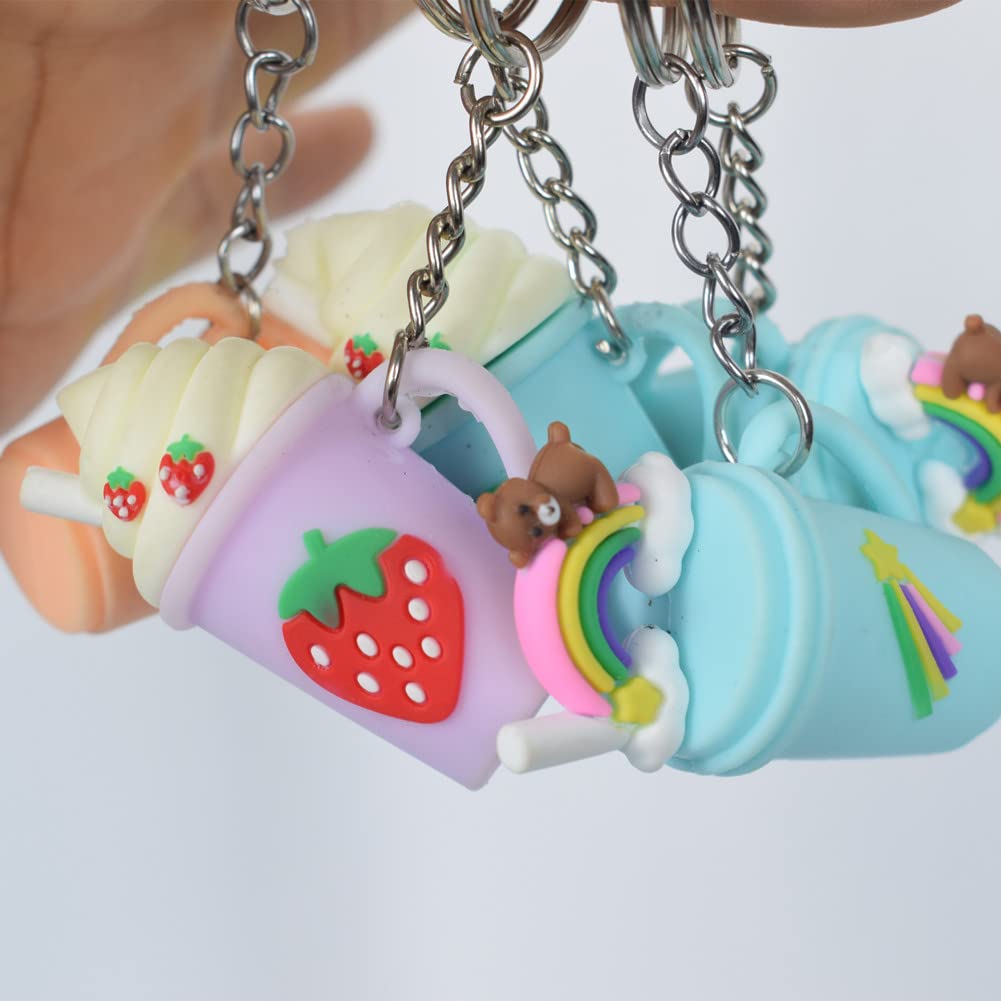 REEMTOO 50PCS Bulk Keychains Set, Split Keychains Rings with Chain 1 inch, Key Rings, Key Chain Rings, Keychains Ring Parts with Open Jump Ring and Connector.