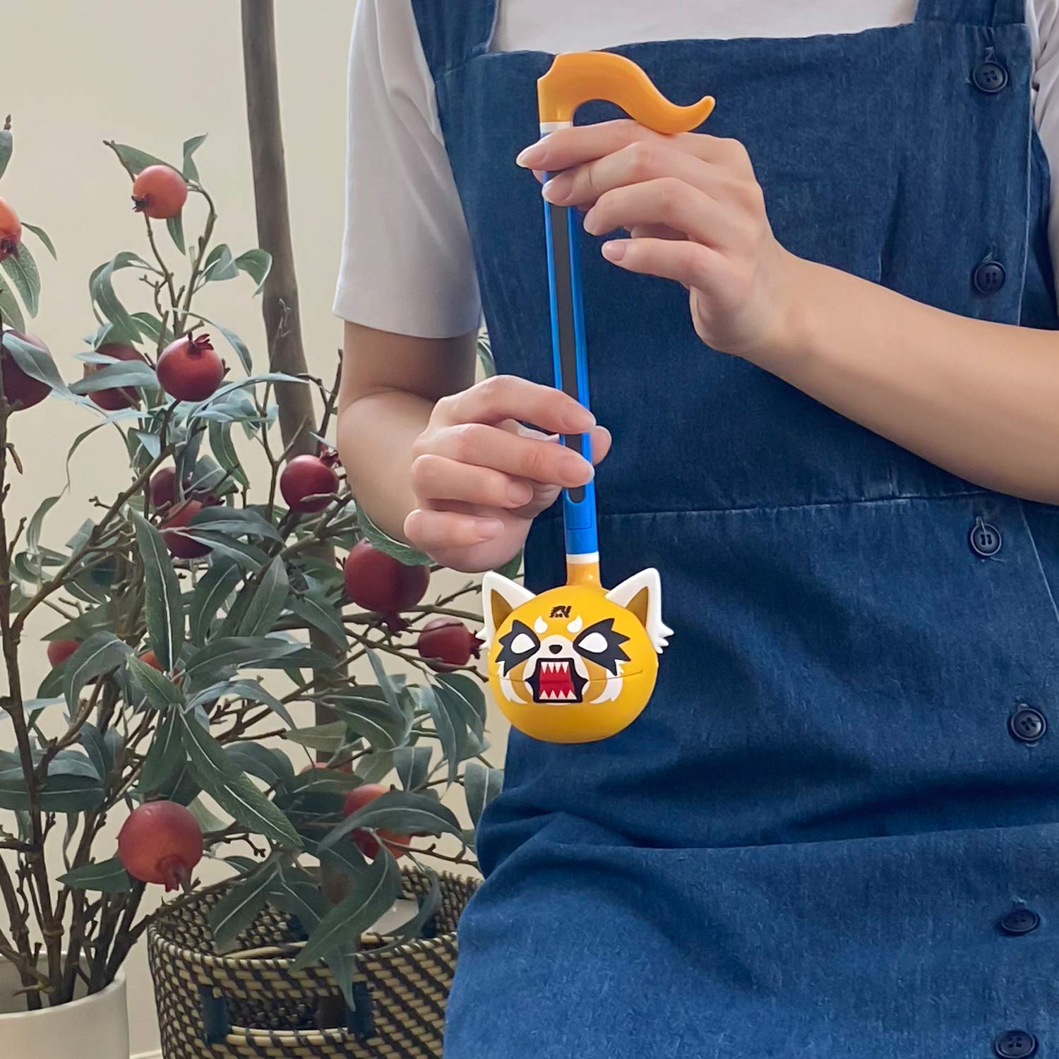 Otamatone Special Edition Sanrio (Aggretsuko - Rage) - Fun Electronic Musical Toy Synthesizer Instrument by Maywa Denki (Official Licensed) [Includes Song Sheet and English Instructions]