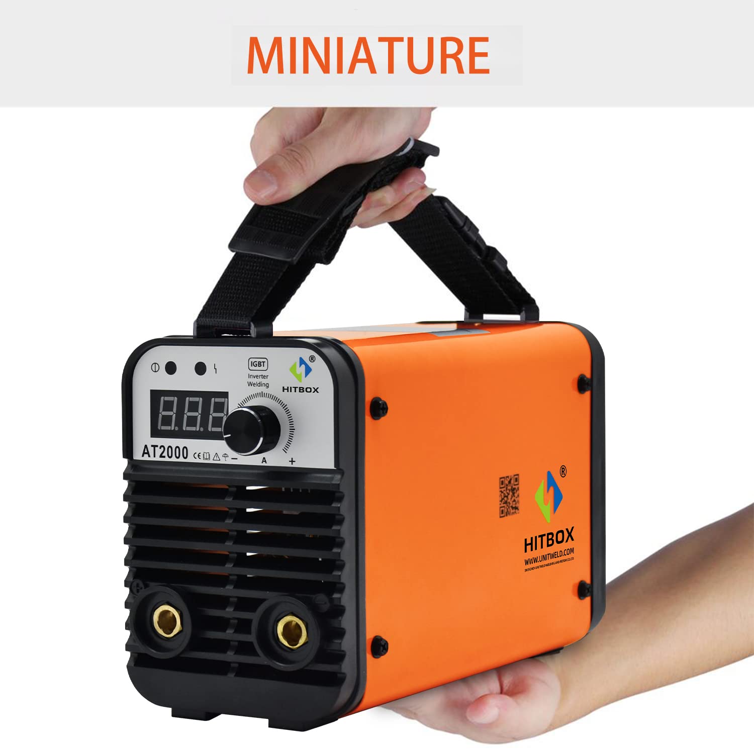 HITBOX AT2000 Stick Welder 140A Welding Machine Stick Welders 110V/220V Welder Machine 2 IN 1 Arc/Lift Tig Welding Machine Welder With Hot Start Arc Force And Anti-Stick Mini Welder with LCD Screen